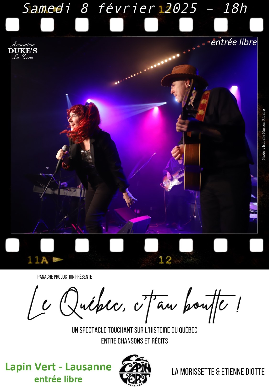 Le Québec, c’t’au boutte – duo La Morissette et Etienne Diotte | Duke's ...