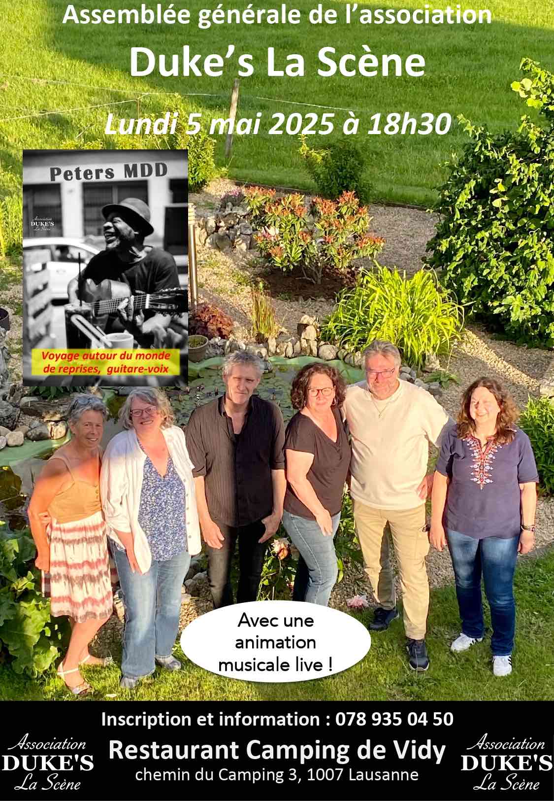 Assemblée Générale de l’Association Duke’s La Scène, avec musique live ...